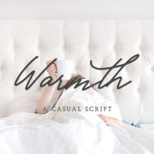Warmth Casual Script | Beck McCormick, Font Designer