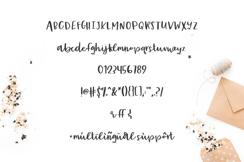 Party Dress Cursive Font | Beck McCormick, Font Designer