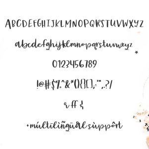 Party Dress Cursive Font | Beck McCormick, Font Designer