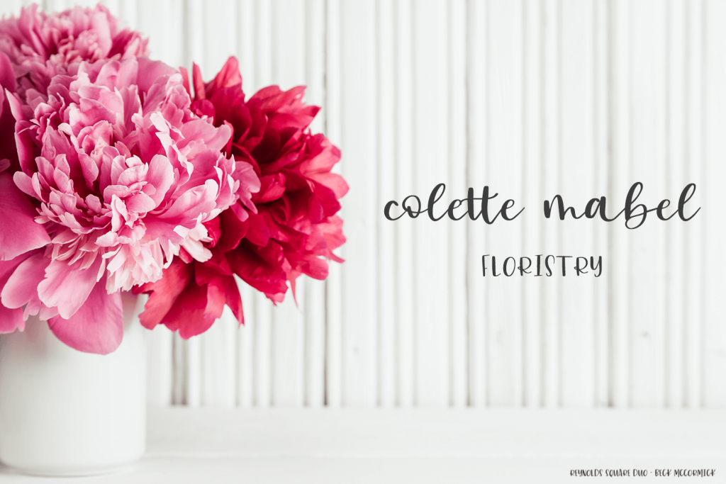 Reynolds Square Calligraphy Font Duo | Beck McCormick, Font Designer