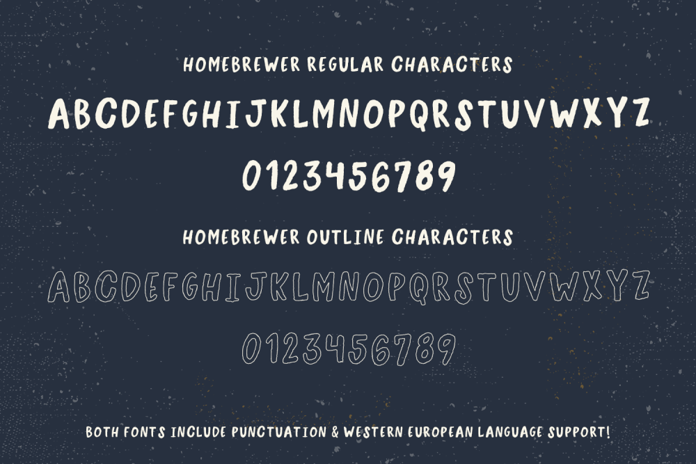 Homebrewer Sans and Outline Font Duo | Beck McCormick, Font Designer
