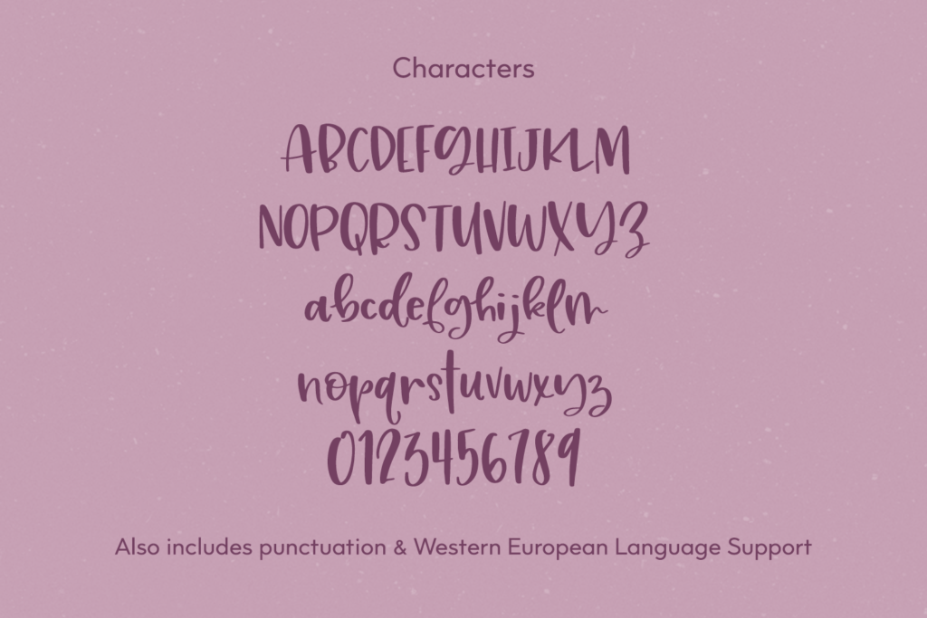 Plum Cobbler Script Font with alternates | Beck McCormick, Font Designer