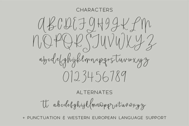 Windswept Heart Script | Beck McCormick, Font Designer Handlettered Fonts