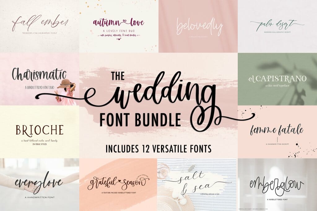 Wedding Fonts | Beck McCormick, Font Designer