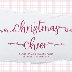 Christmas Cheer Script | Beck McCormick, Font Designer