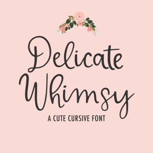 Delicate Whimsy Script | Beck McCormick, Font Designer